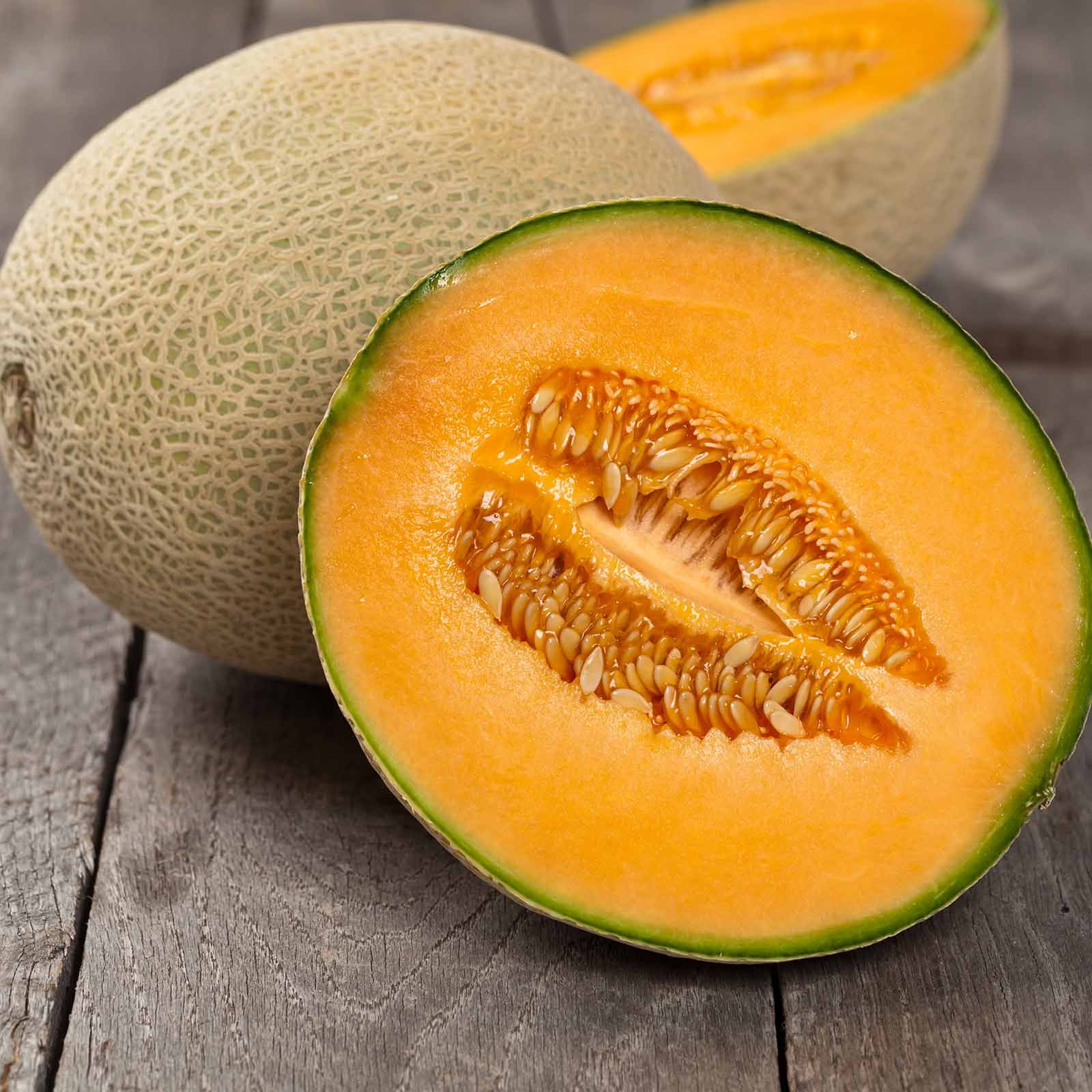 Cantaloupe Melon Garden Seeds - Imperial 45 - 1 Oz - Non-GMO, Heirloom ...