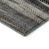 Addison Rugs Mayfield Washable Transitional Stripes Brown Runner Rug, 2 ...