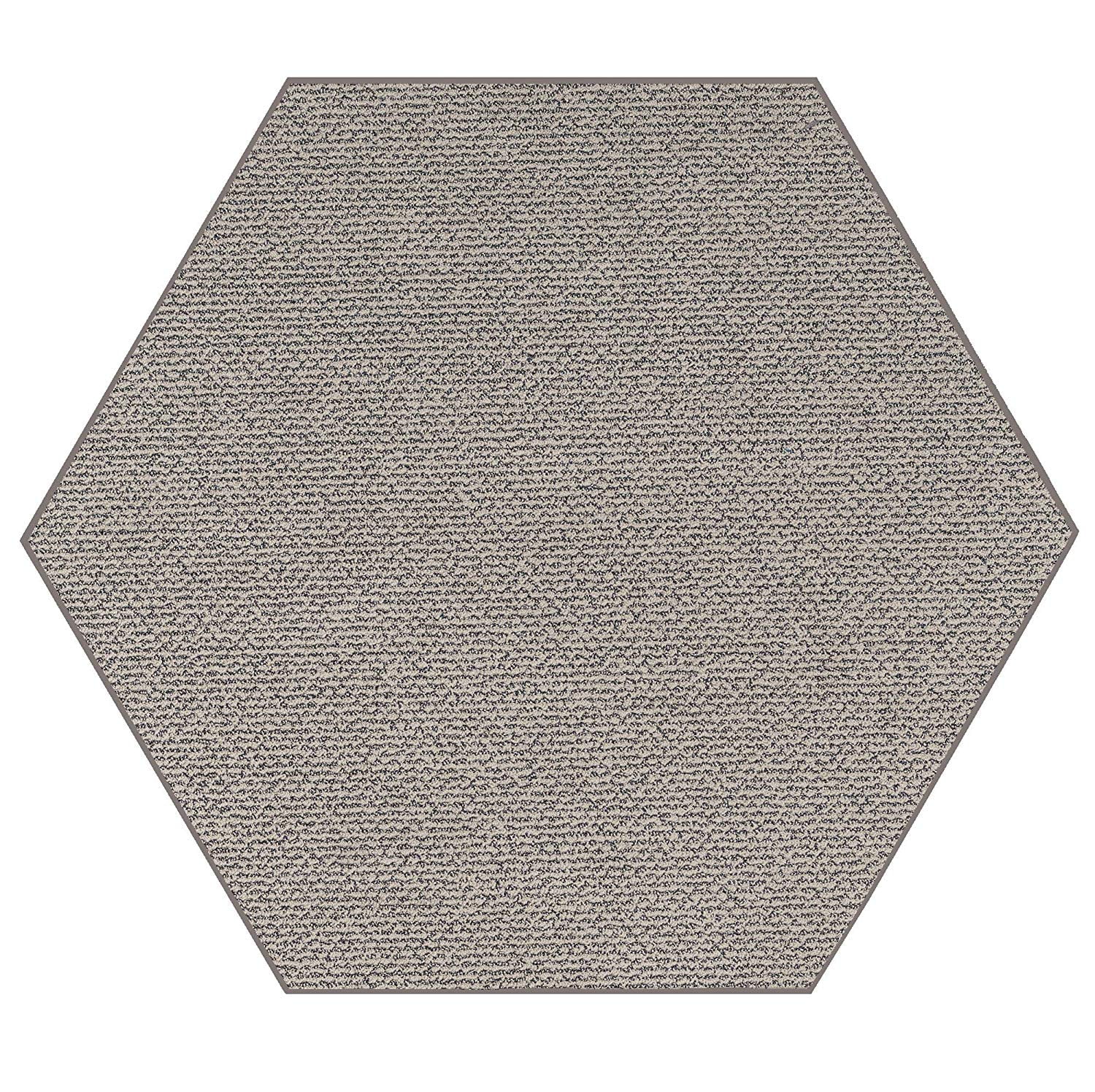 Urban Retreat Ultra Soft Area Rugs Pewter - 7' Hexagon - Walmart.com