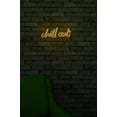 Chill Out Neon Wall Sign Handmade Customized Led Light Decor - Yellow ...