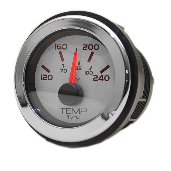 Veethree Boat Temperature Gauge 100872F | Baja 1732963 Silver 2 Inch ...