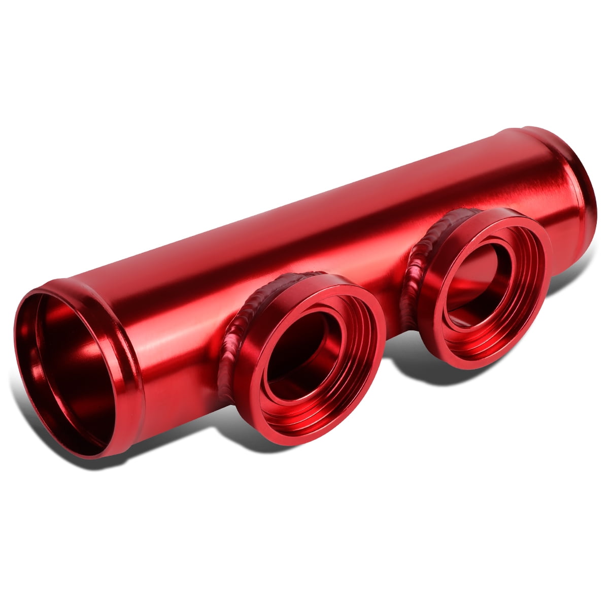 DNA Motoring FP-ALU-T11-RD 2.5" Turbo Blow Off SSQV BOV Style Adapter ...