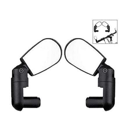 Set of 2 Bike Mirrors, 360 Degree Rotation Cycling Mirror for Road and ...