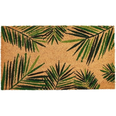 Hello Coco Coir Doormat for Patio, Natural Fall Welcome Mat for Front ...