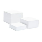 CUTICATE 3 Pieces Buffet Riser Cube Display Nesting Riser Catering Food Riser Food Display Stand ...