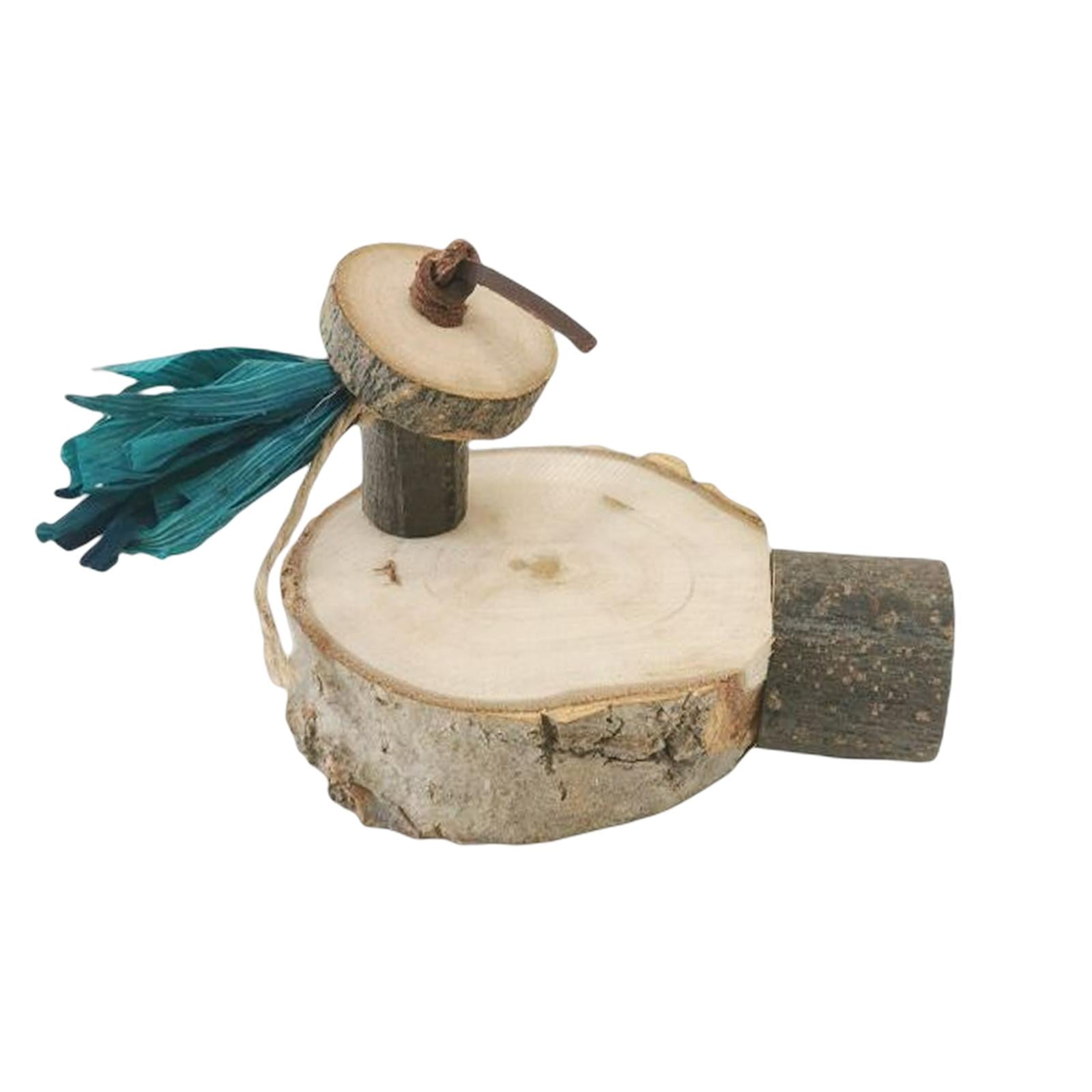 Natural Wood Parrot Perch Bird Perches Cage Accessories Stand Rack ...