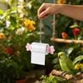 Bird Shredding Toys, Parrot Rolling Paper Play Toy with Hanging Chain ...