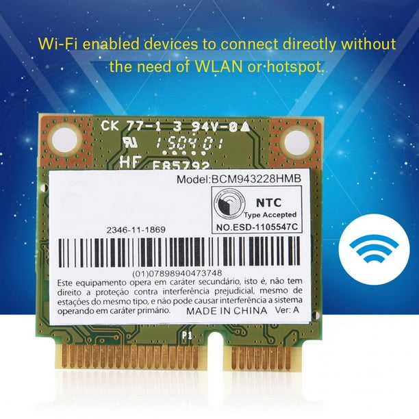 Tarjeta Bluetooth WIFI, 2 en 1 Bluetooth Mini Tarjeta WIFI Tarjeta WIFI ...