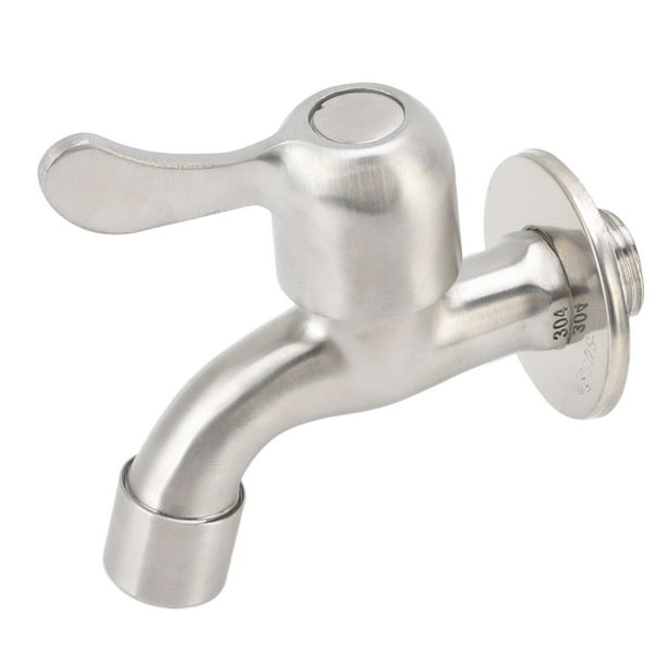 Single Cold Water Tap, G1/2 Caliber Washing Machine Tub Tap Faucet Wall ...