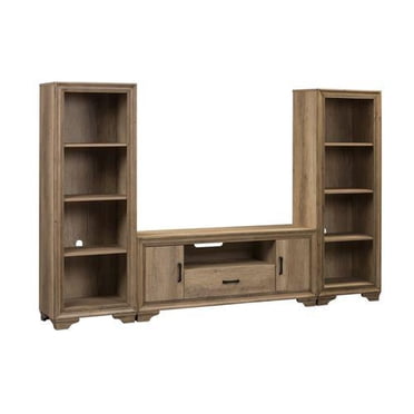 Entertainment Center in Burnished Beige - Walmart.com