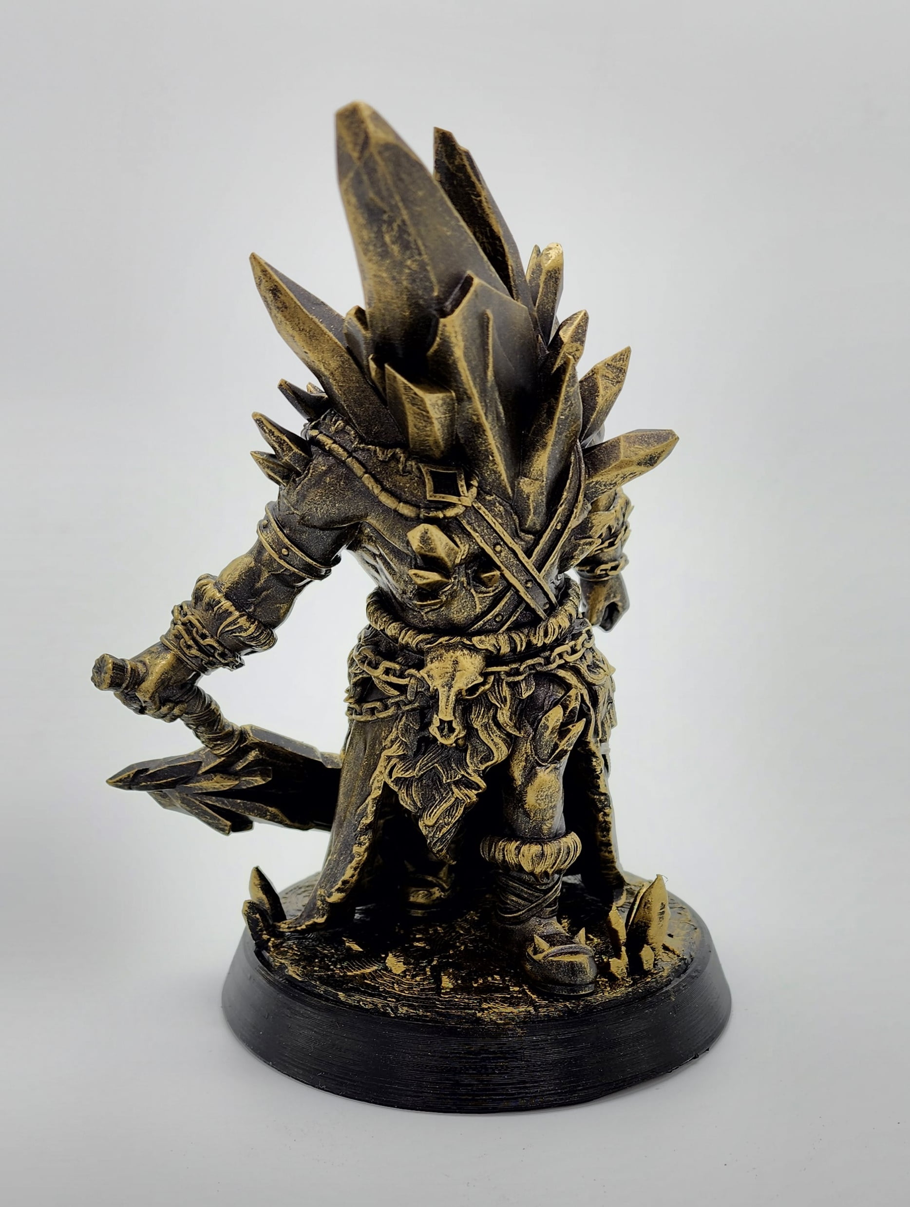 Crystalized infected Dwarf Warrior Statue - Walmart.com
