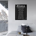 10 Principles Of Personal Growth 18"l X 24"w Canvas Art Print - Walmart.com