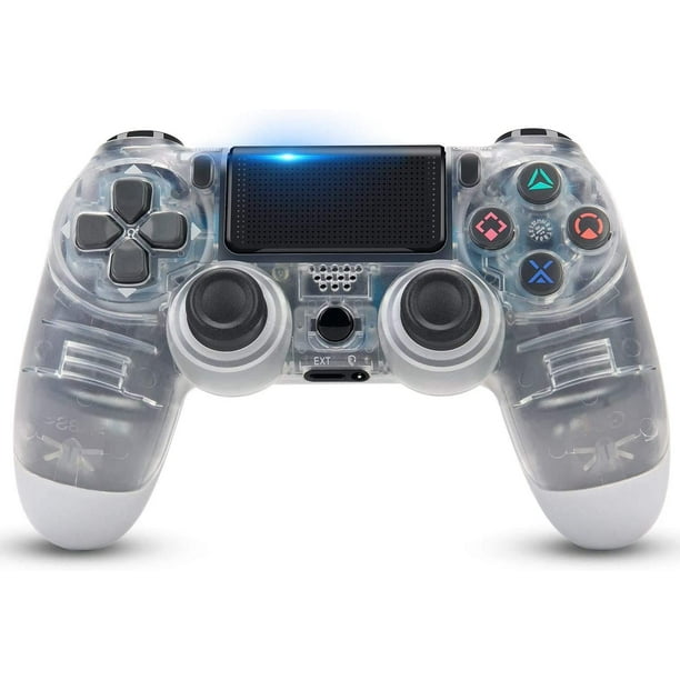 Sony - Controlador inalámbrico DualShock 4, blanco transparente (PS4 ...