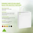 Prime Line Packaging White Paper Bags, Bags with Handles, Small Gift ...