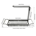 Small Dish Racks Dish Drainers Stainless Steel Over The Shelf Kitchen