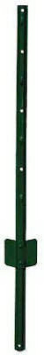 Midwest Air 901150A 6' Green Light Duty U Style 14 Gauge Steel Fence ...