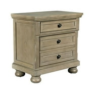 American Woodcrafters Rodanthe 3-Drawer Shipyard Blue Wood Nightstand ...