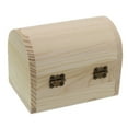 1pcs Wooden Arch Hinge Storage Box Technology Box-Pine Box Diy ...