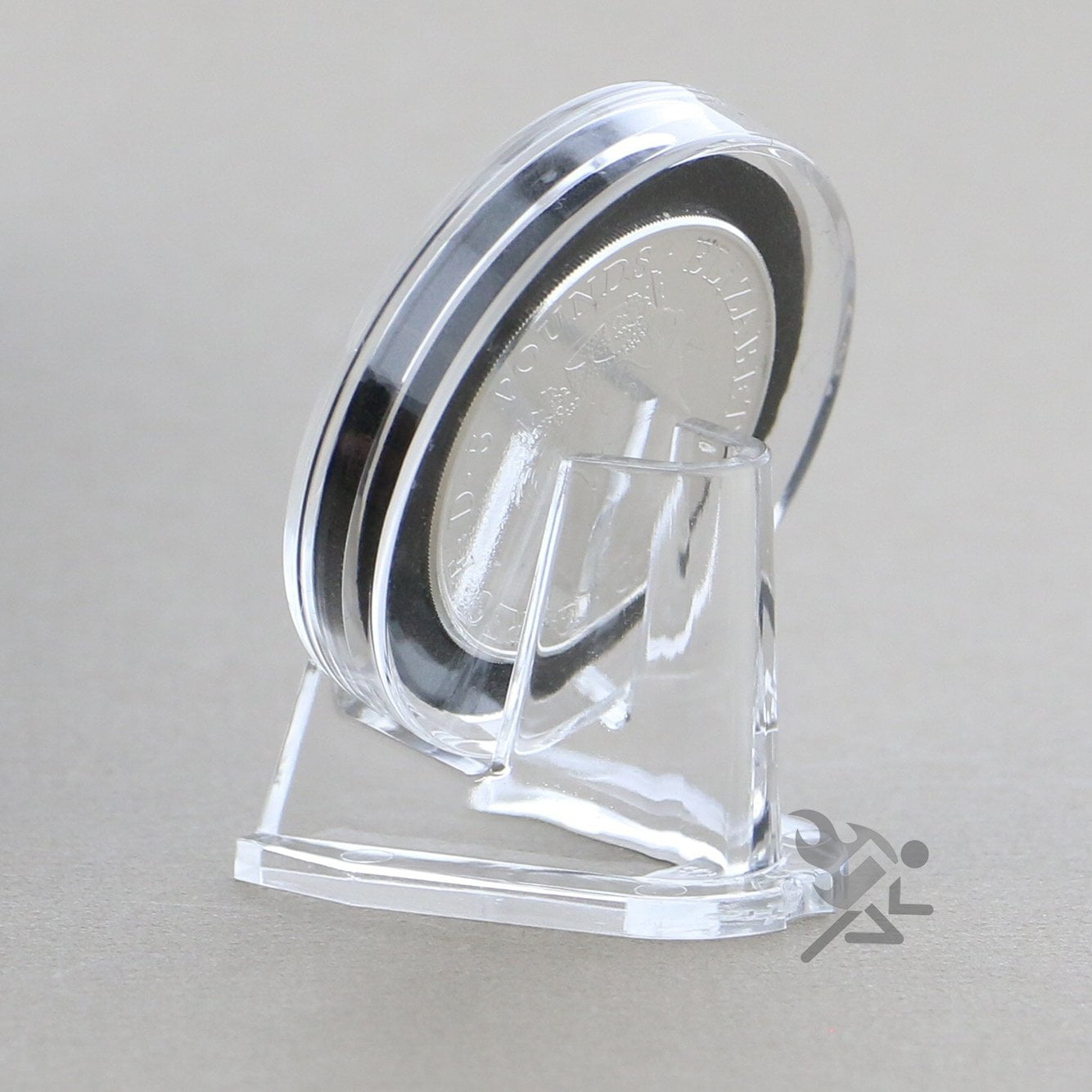 Buy Currency & Coin Slab Display Stand Deluxe Easels 1/2 Shelf, Clear ...