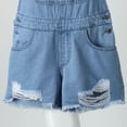 Wanyng Jumpsuits For Women Shortalls Basic Stretch Denim Jean Shorts