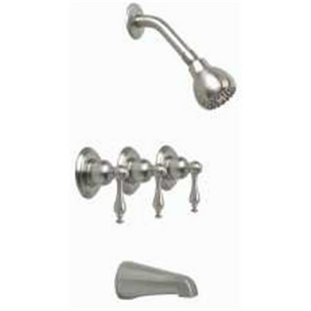 Premier 119280 Wellington 3-Handle Ceramic Disc Tub And Shower Faucet ...
