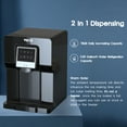 VECYS Built-in Water Cooler Dispenser with Ice Maker, 18LB Daily Ice ...