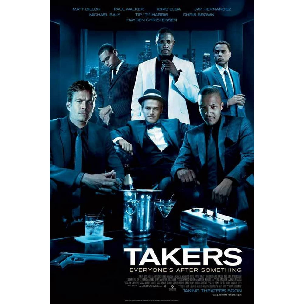 Takers (2010) 11x17 Movie Poster - Walmart.com - Walmart.com