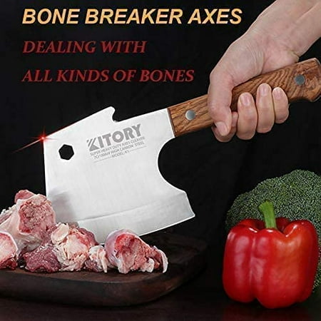 Meat Cleaver Heavy Duty Axes Shape Super Heavy and Thick Bone Breaker ...