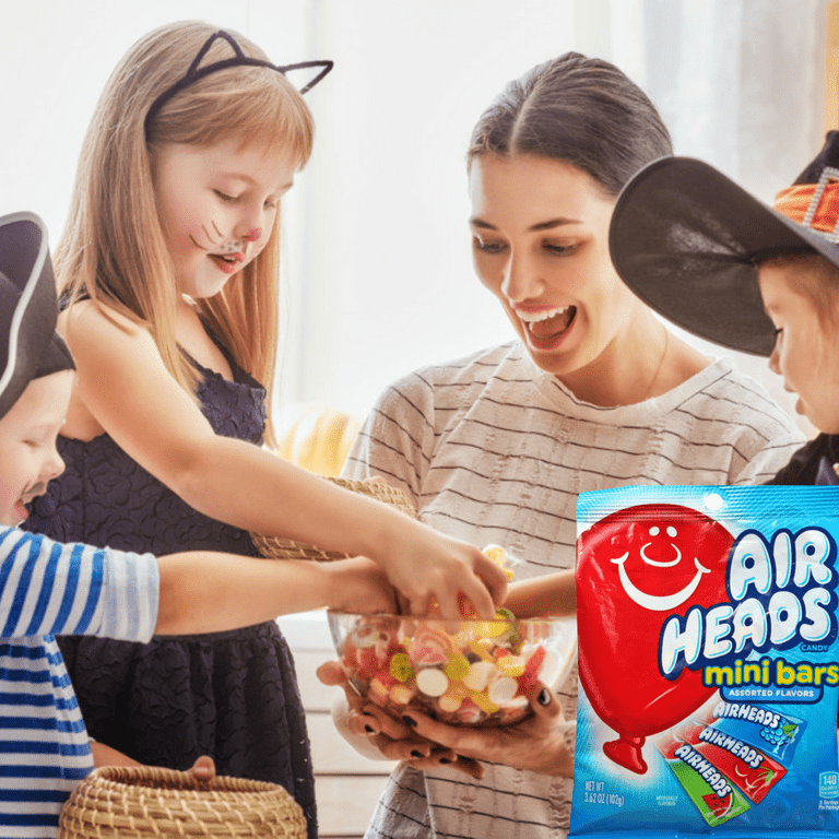 Assorted Little Airheads Taffy Airheads 80 Mini Bars, Chewy Fun Taffy