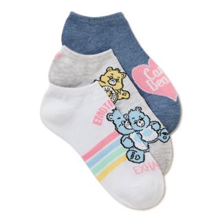 Candy Themed Junior Women's No Show Socks-2 Pairs (Gummy Bears/Jelly ...