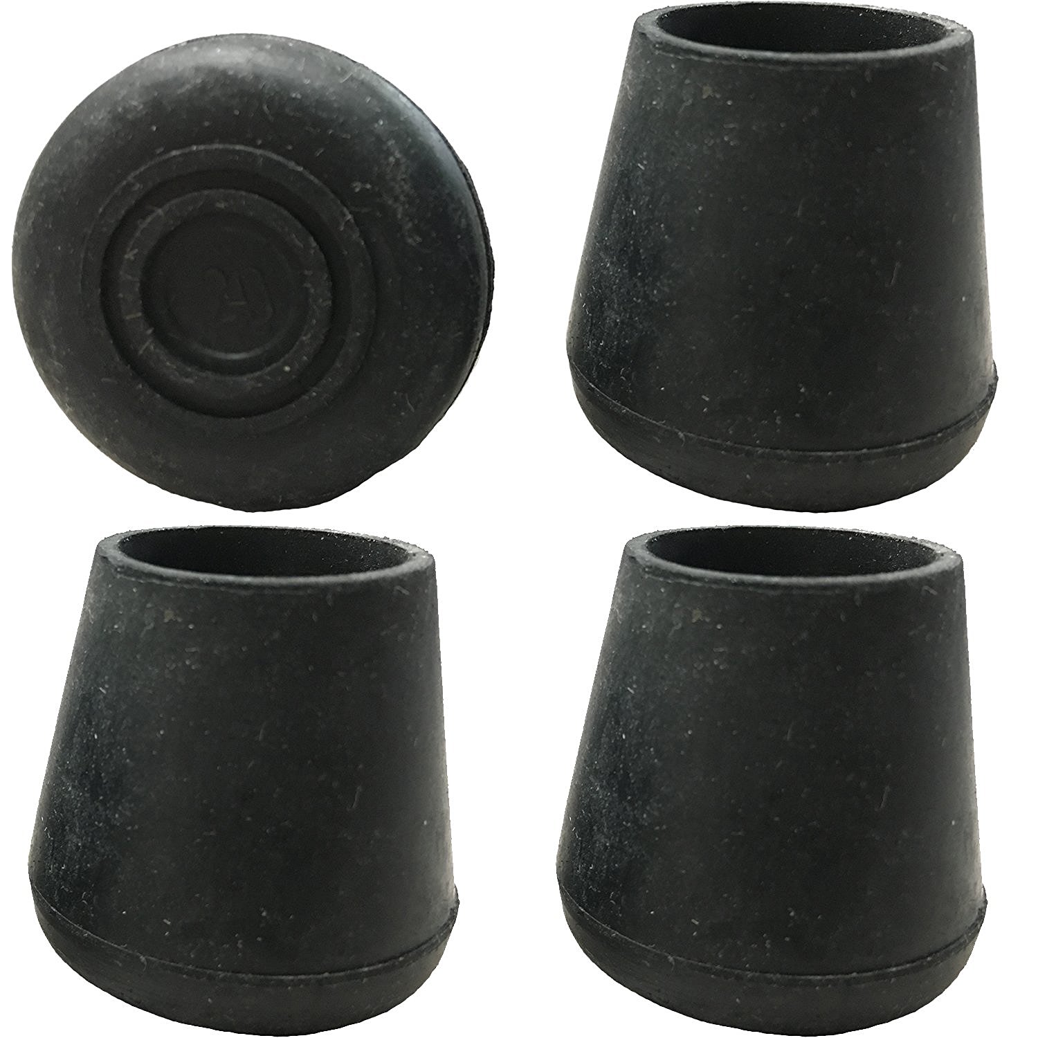 PCP Replacement Walker or Commode Tips, Black, 7/8-inch Diameter ...