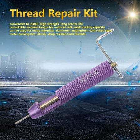 Thread Repair Tool Thread Repair Tool Kit Tap Drill Insert M2.5x0.45 ...
