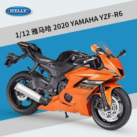 Welly 1:12 2020 Yamaha Yzf-r6 Die Cast Vehicles Collectible Hobbi ...