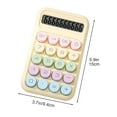 Qiweii Gradient Color 8 Digit Mini Calculator，Portable Battery Operated ...