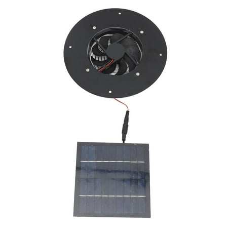 Solar Ventilation Fan, 10W Solar Panel Compact Solar Powered Exhaust ...