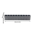 Agiufgs Drill Bit Storage Case, Organizes and Protects 1 4 in Standard ...
