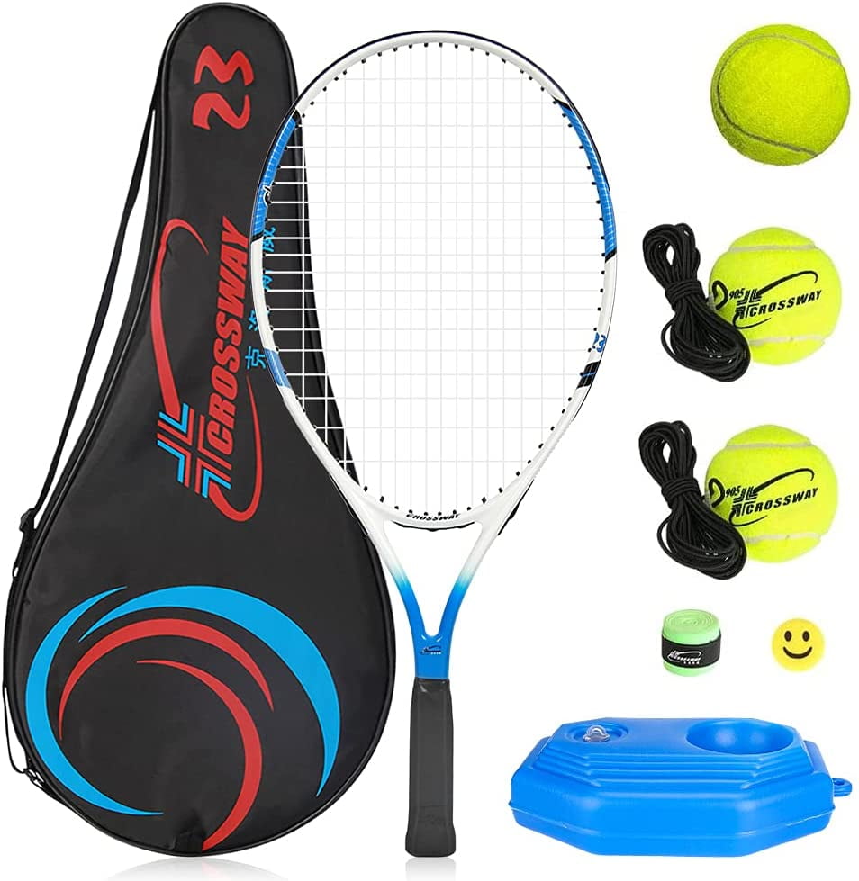 ICHUDAN 5 in 1 Kids Tennis Racket Set 23" Aluminium Tennis Racquet for ...