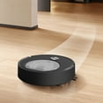 Black 1200Mah Robotic Vacuum Cleaner With Mop Pet Hair Sweeping Machine ...