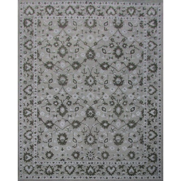 Woolen Motif Medieval Print Rug In Gray Small - Walmart.com