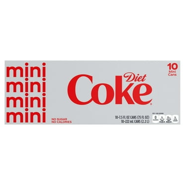 Coca-Cola Mini Soda Cans, 7.5oz, 30pk Case - Walmart.com