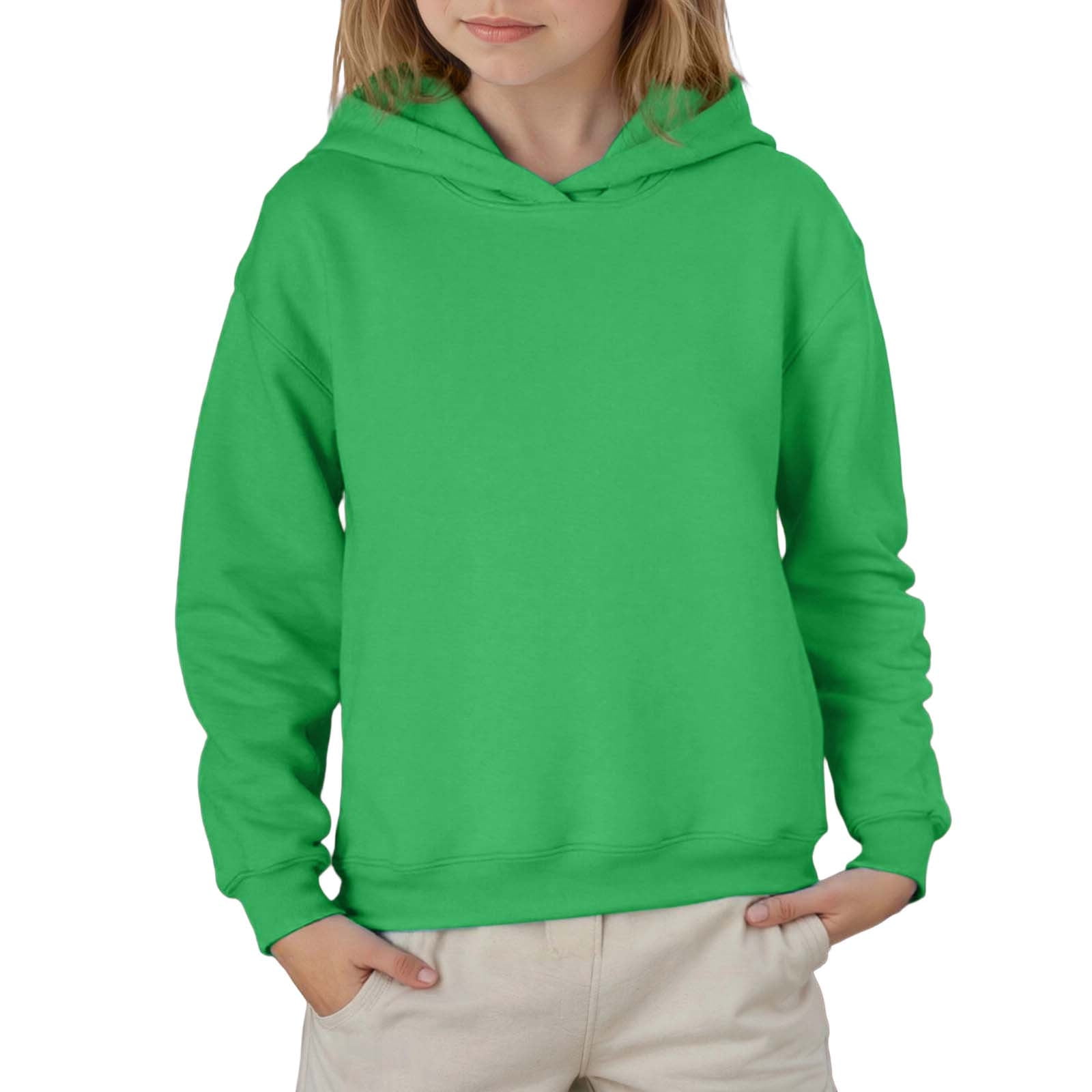 Click here for Aocisk Girls Long Sleeve Solid Color Hooded Pullov... prices