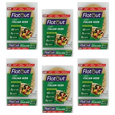 Flatout Light Flatbread Wraps - 90 Calories - 2 Weight Watchers ...