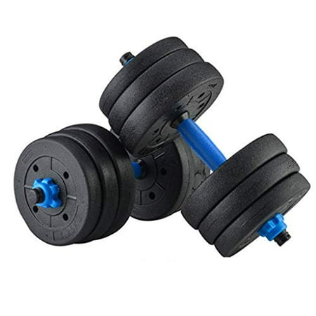 TEEGUI Adjustable Dumbbells Barbell Set, 22 44 66 88 110 lbs Free ...