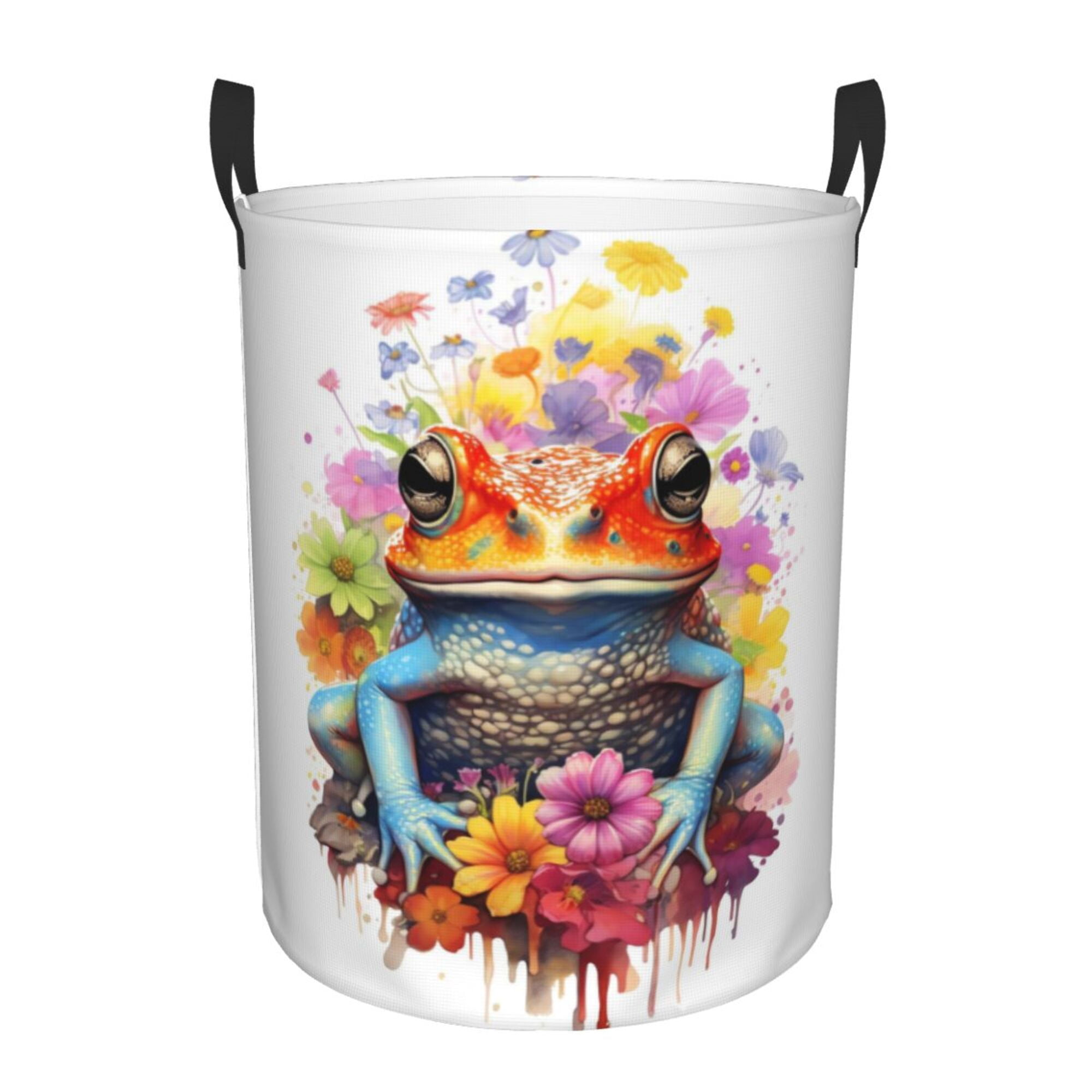 ZICANCN Laundry Basket Organizer, Frog Animal Cartoon Collapsible ...