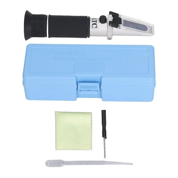 ATC Sugar Refractometer,0‑32% Brix Meter Tester Sugar Refractometer ...