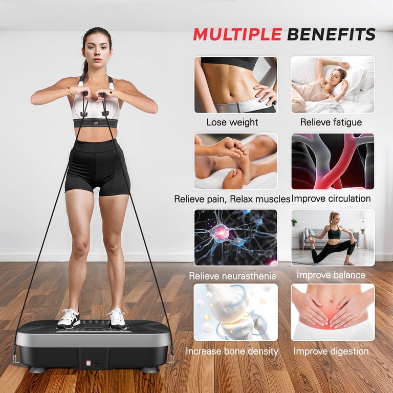 Vibration Plate Soges Exercise Machine - Whole Body Fitness Trainer For ...