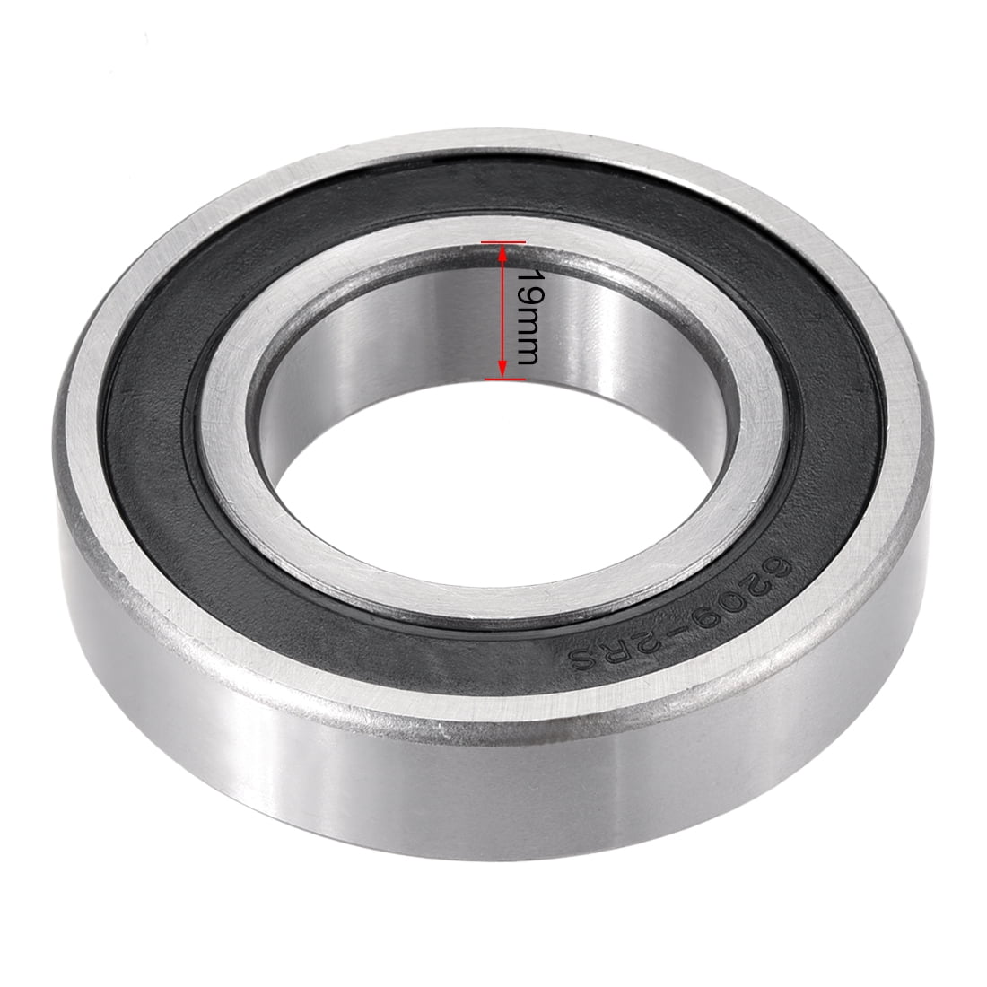 Deep Groove Ball Bearing 6209-2RS Double Sealed 45mmx85mmx19mm Chrome ...