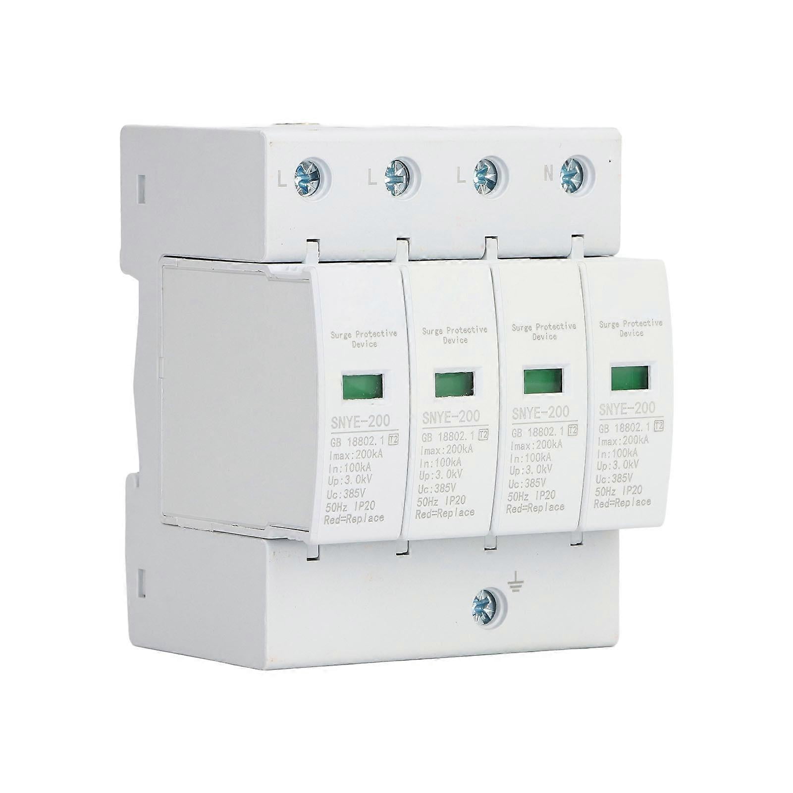 Surge Protector PC Shell Visual Window Insulated Terminal Plug in ...
