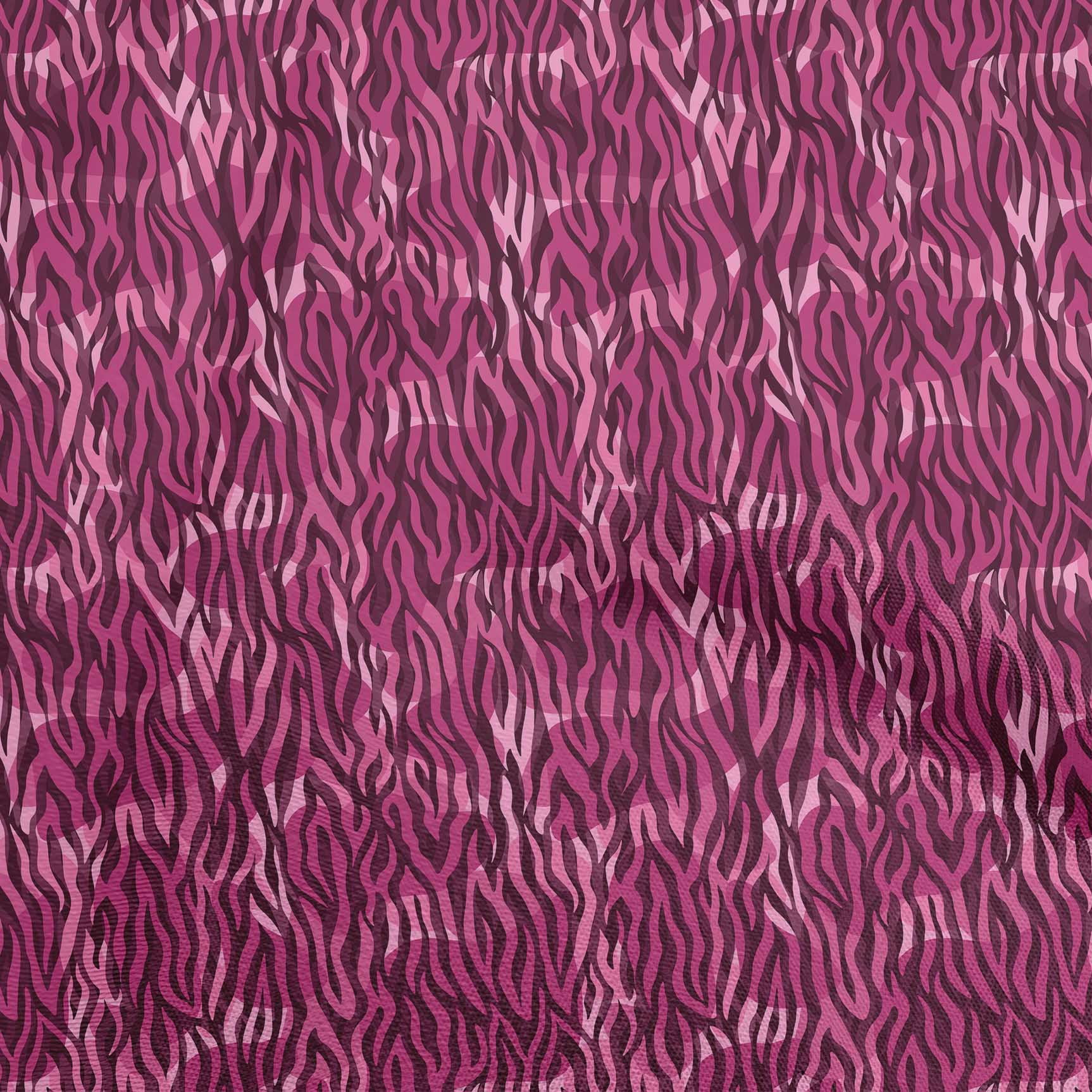 oneOone Silk Tabby Pink Fabric Abstract Sewing Material Print Fabric By ...