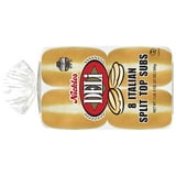 Nickles Bakery Italian Split Top Buns, 6-Inch, 8 Count, 21-Ounce ...